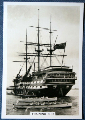 HMS WORCESTER Merchant Navy Training Ship Vintage 1939 Card AF31MS ...