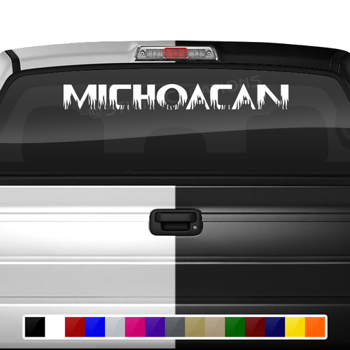 MICHOACAN MX Mexico Decal Sticker Windshield Window Vinyl Graphic Car ...