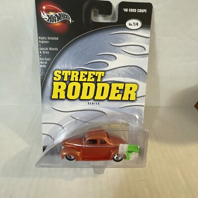 Hot Wheels 100% 2002 Street Rodder Series 40 Ford Coupe Orange Real ...