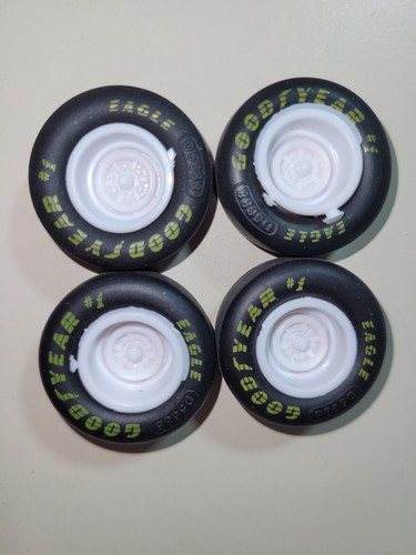 GOODYEAR EAGLE YELLOW PAD PRINTED RACING TIRES-UNPAINTED STEEL RACING ...