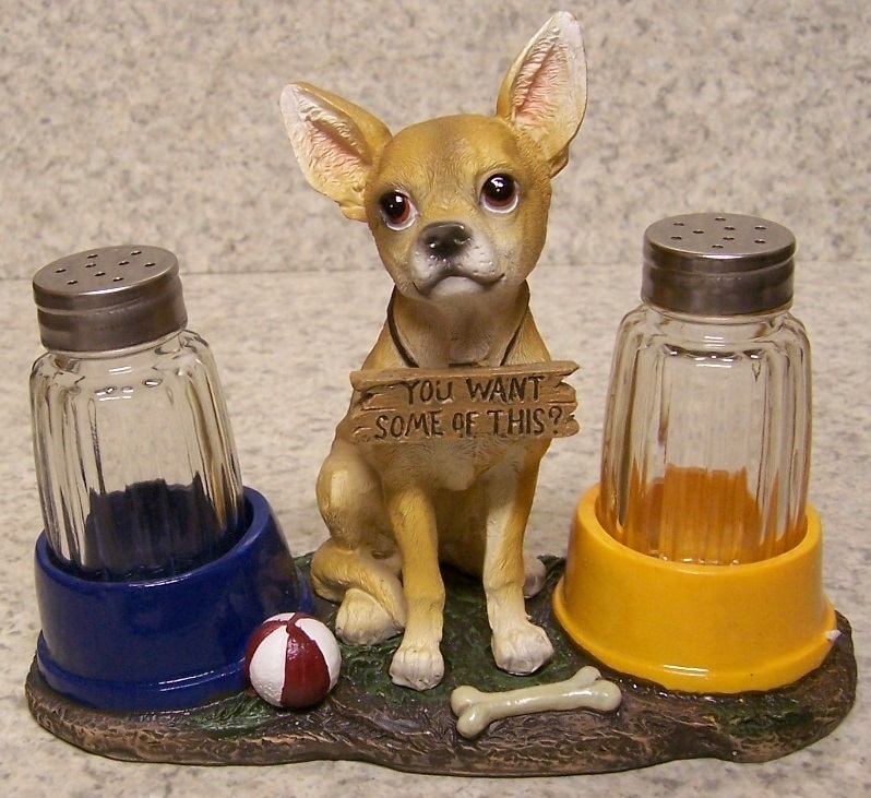 Dog Salt And Pepper Shakers Kennel Collection Dogs – Novelty Salt