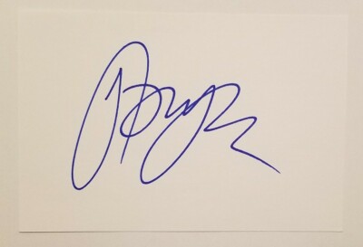 JONATHAN PRYCE 007 JAMES BOND AUTHENTIC SIGNED AUTOGRAPHED 4X6 INDEX ...