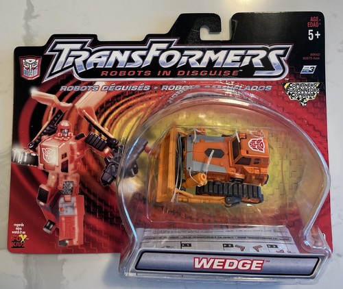 Transformers WEDGE Robots In Disguise 2001 NOSC | eBay