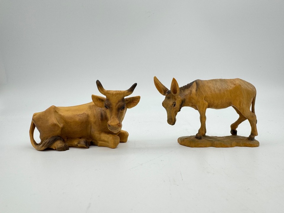 Anri 18 piece Nativity set incl. Stable | eBay