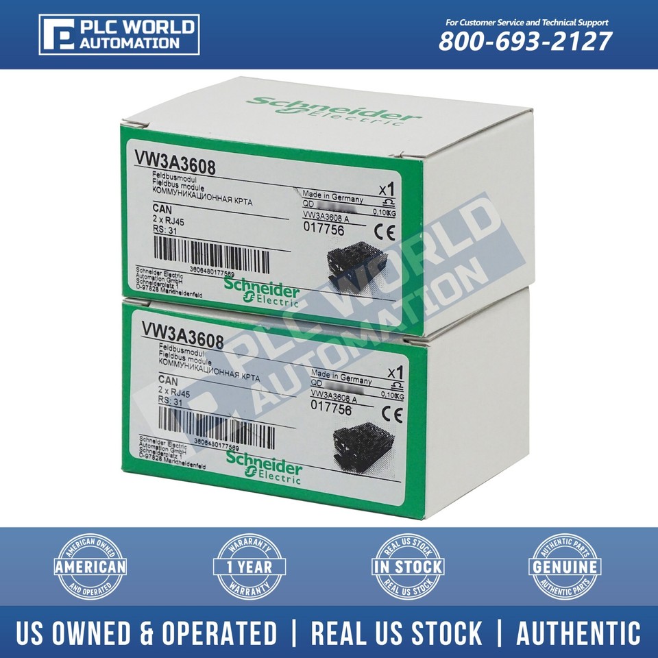 Schneider Electric VW3A3608 CANopen Daisy Chain 2 x RJ45 Com Module ...