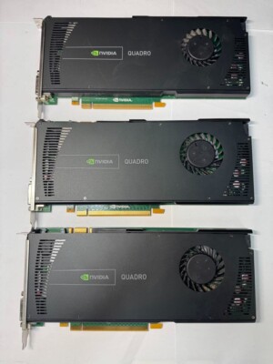Lot of 3 Dell 731Y3 NVIDIA QUADRO 4000 2gb GDDR 5 PCIe Video Card | eBay