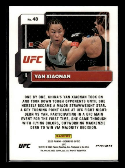 Donruss Optic UFC #48 Yan Xaionan Blue Velocity | eBay