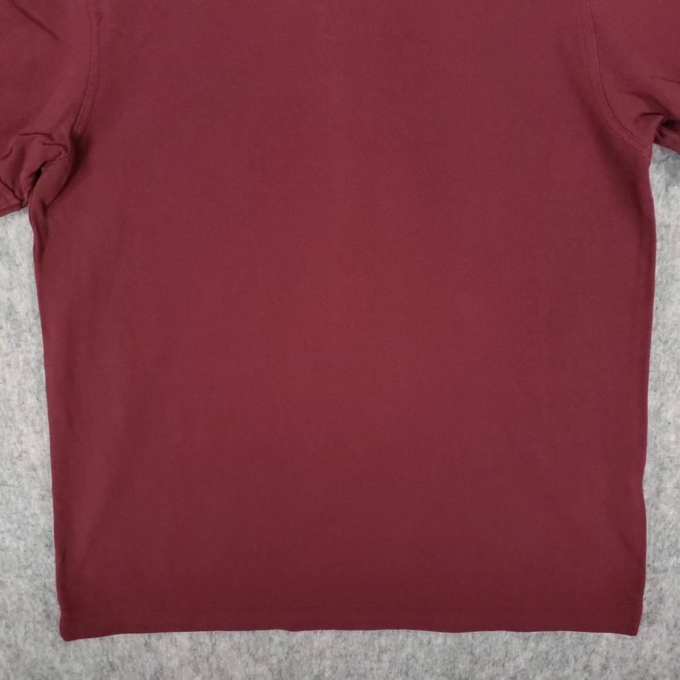 Fred Perry Polo Shirt Mens Large Red Laurel Wreath Logo Mods Casuals ...