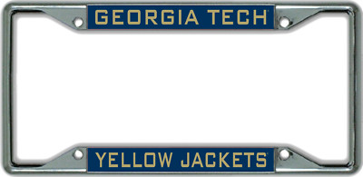 Georgia Tech YELLOW JACKETS License Plate Frame | eBay