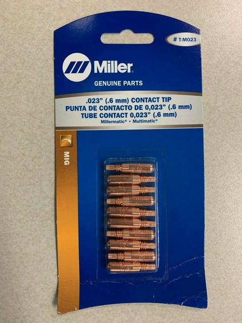 Miller Electric T-m023 Contact Tips .023 MDX MIG Acculock Multimatic ...