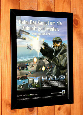 2003 Halo Combat Evolved Xbox Vintage Rare Poster / Ad Art Framed | eBay