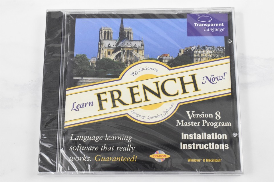 Learn French Now Version 8 Software CD-ROM for Windows & Mac - New | eBay
