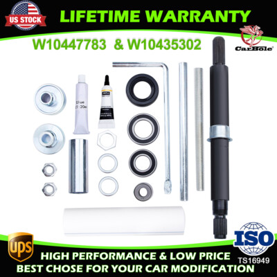 For Whirlpool W10435302 Washer Bearing Tub Seal Kit &W10447783 ...
