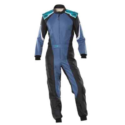 GENUINE NEW OMP KS3 BLUE ADULT Race Suit -Karting Racewear -Rotax ...