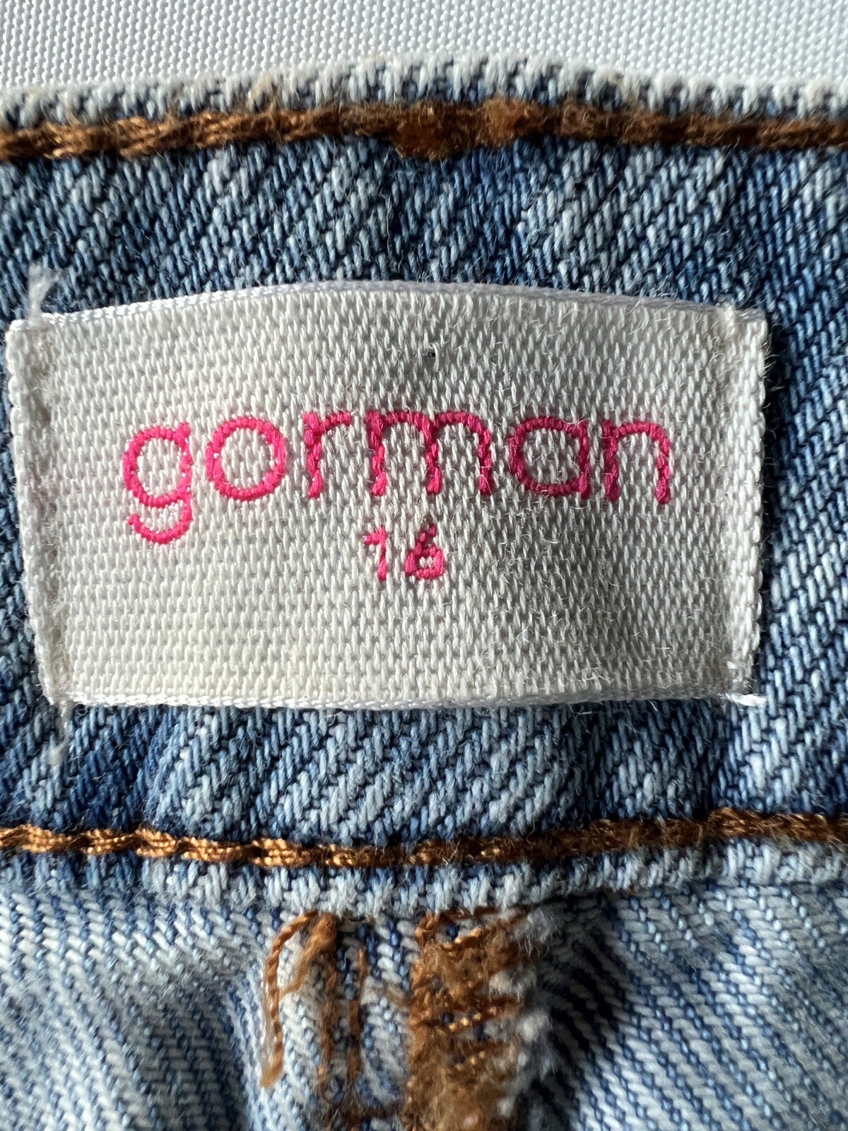 Gorman jeans Women 16 Blue Cotton Waist 34 In Excellent Condition | eBay