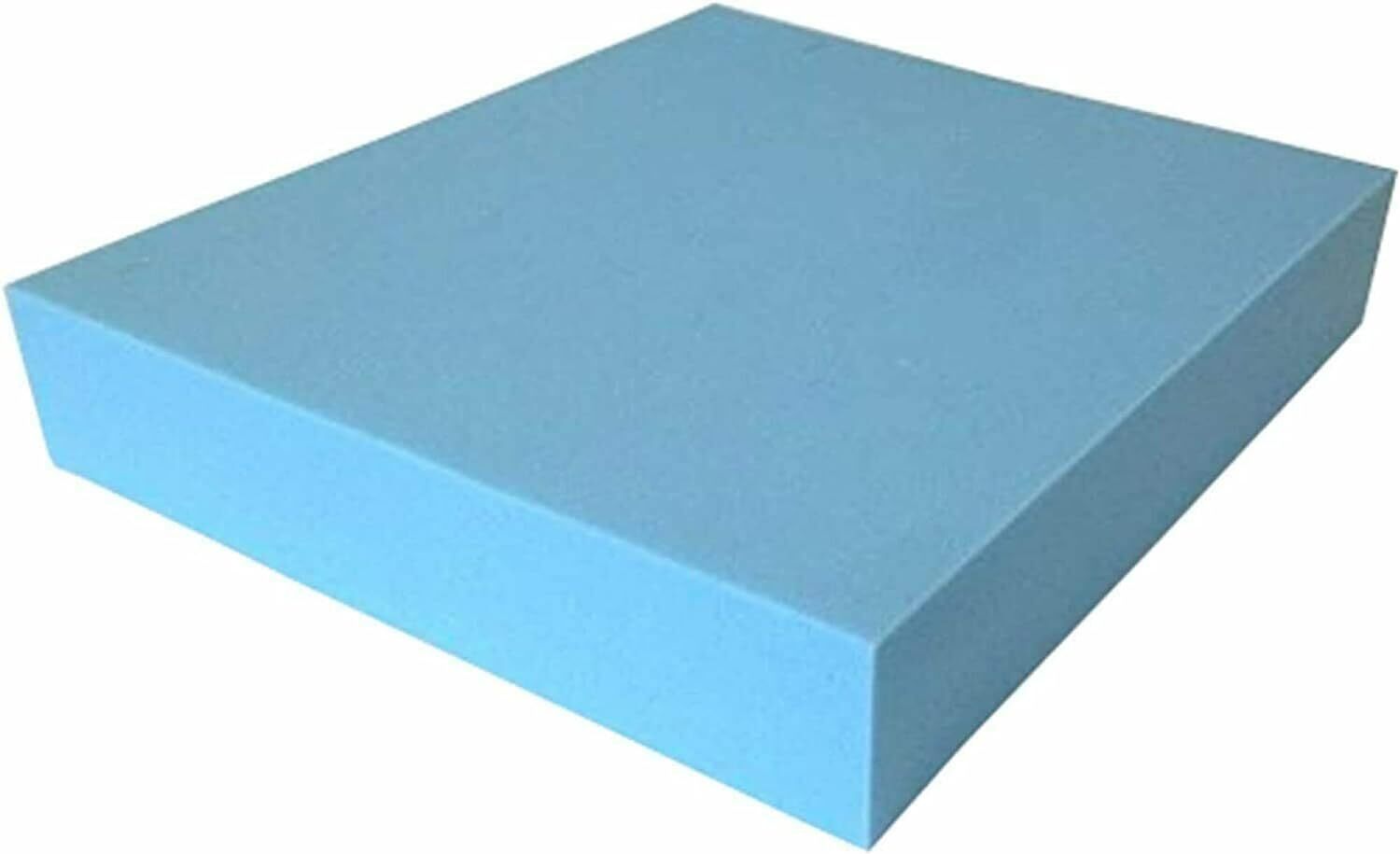 High Density BLUE Firm Foam Cut to Any size Foam Cushions Seat Pads ...