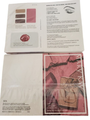 MARY KAY COLOR CARDS SET of 2 (10 Cards) FOR BROWN EYES NEW & SEALED ...