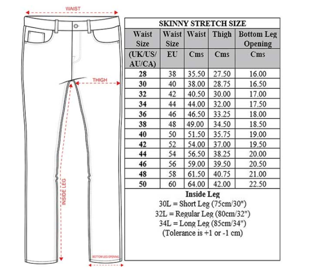 Enzo Mens Biker Jeans Slim Fit Stretch Denim Trouser Ripped Skinny Pant ...