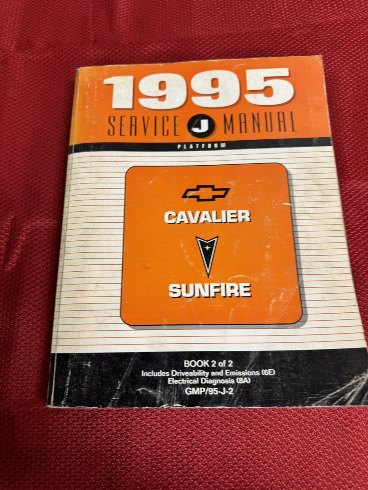 1995 Chevy Cavalier Pontiac Sunfire Service Manual Book 2 of 2 | eBay