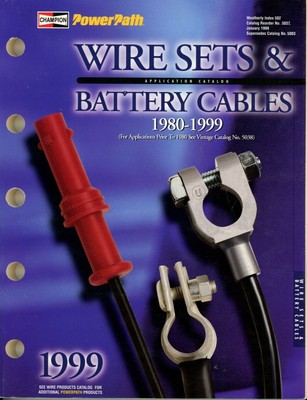 1980-1999 Champion PowerPath Wire Sets & Battery Cables Application ...