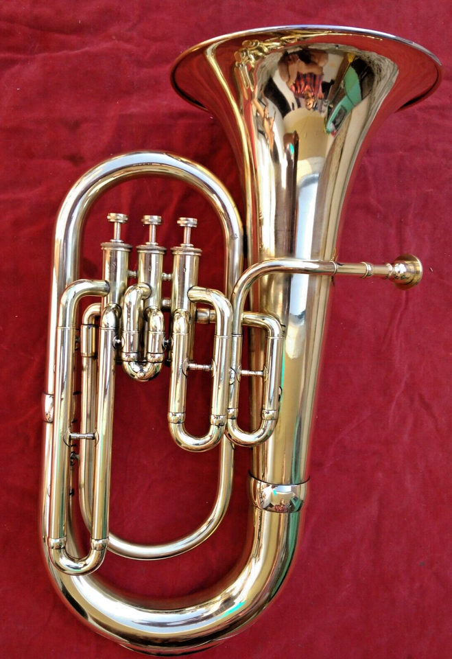 Euphonium 3 Valve Jazz Musical Instrument For Concerts & Orchestra ...