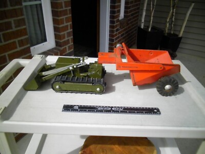 Vintage 1950's Pressed Steel Toy Custom Nylint Tournarocker & Structo ...