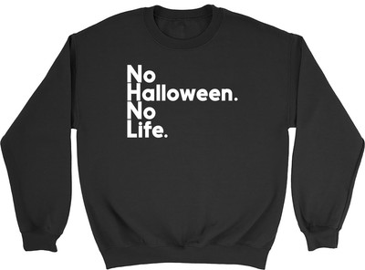 No Halloween No Life Kids Childrens Jumper Sweatshirt Boys Girls | eBay