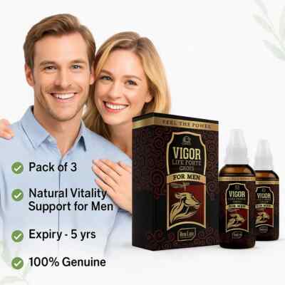 🌿 New Life Vigor Life Forte Drops (3 x 30ml) – Natural Vitality Support ...