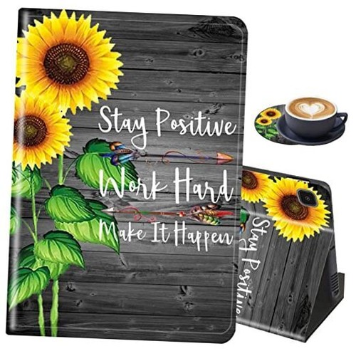 for Samsung Galaxy Tab A7 Lite 2021 Cover and Sunflower Inspirational ...