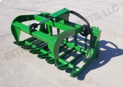48" Root Rake Grapple Fits John Deere Compact Tractor Loader MODELS 100 ...