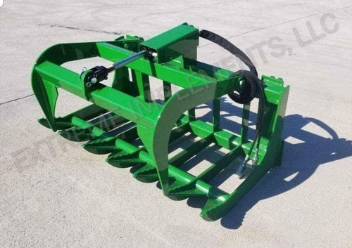 54" Root Rake Grapple Fits John Deere Compact Tractor Loader MODELS 100 ...