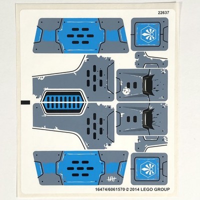 LEGO STICKER SHEET 70131 Rogon's Rock Flinger Legends of Chima Decals ...