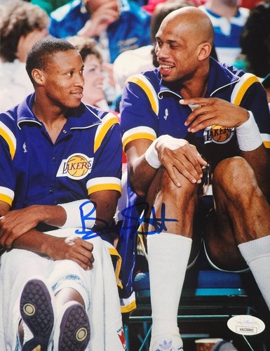 BYRON SCOTT "LAKER GREAT" SIGNED 8X10 PHOTO JSA COA SHOWTIME | eBay