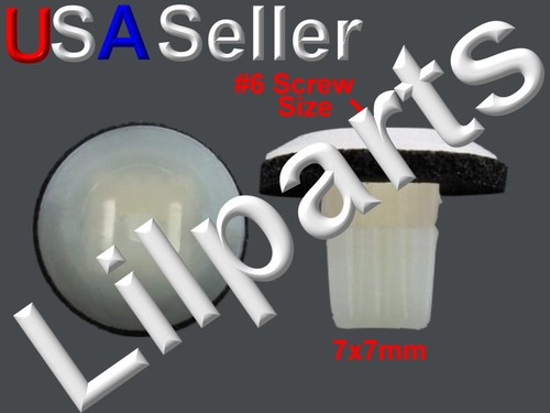 Nut #6 Screw Grommet Sealer Clip Retainer Honda 90662-693-003, Toyota ...