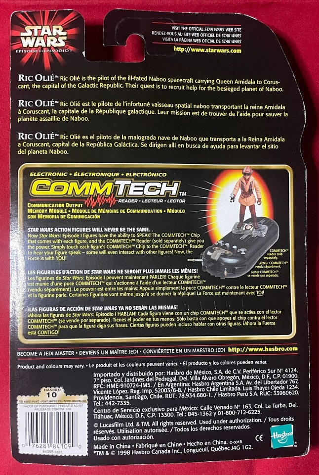 1:18-Scale 1998 Star Wars: Episode I Qui-Gon Jinn & Ric Olié Boxed ...