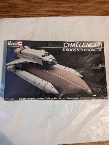 Revell Challenger Shuttle & Booster Rockets Space Ship Model Kit 1/288 ...