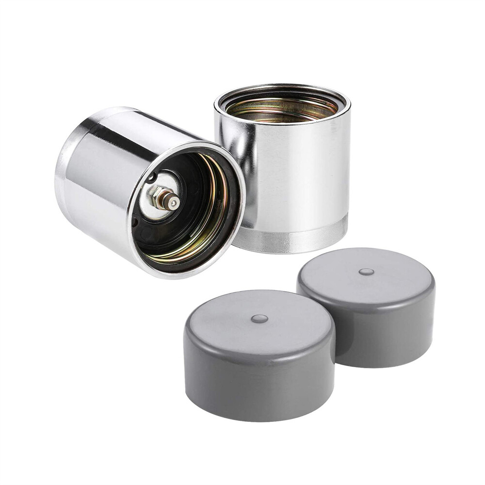 2x 50mm STAINLESS STEEL Trailer Bearing Buddy Protectors Bearing ...