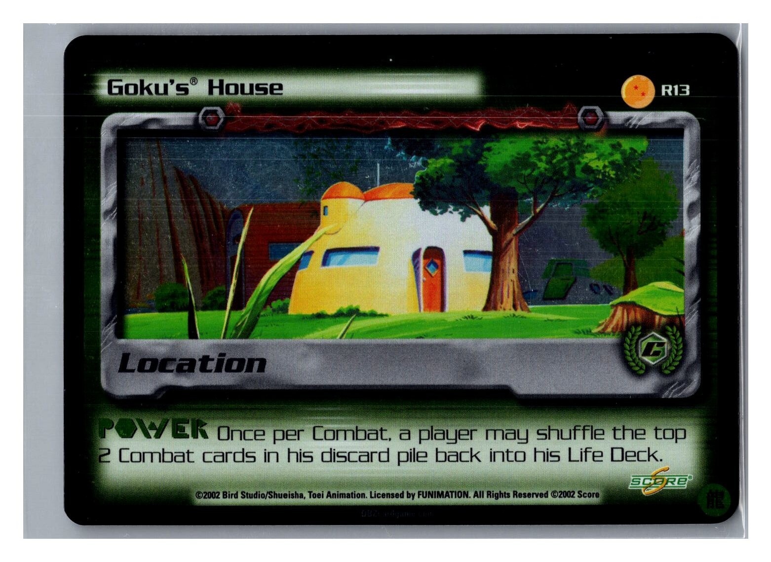 1x DBZ CCG GOKU'S HOUSE R13 REDEMPTION PROMO DRAGON BALL Z LIMITED ...