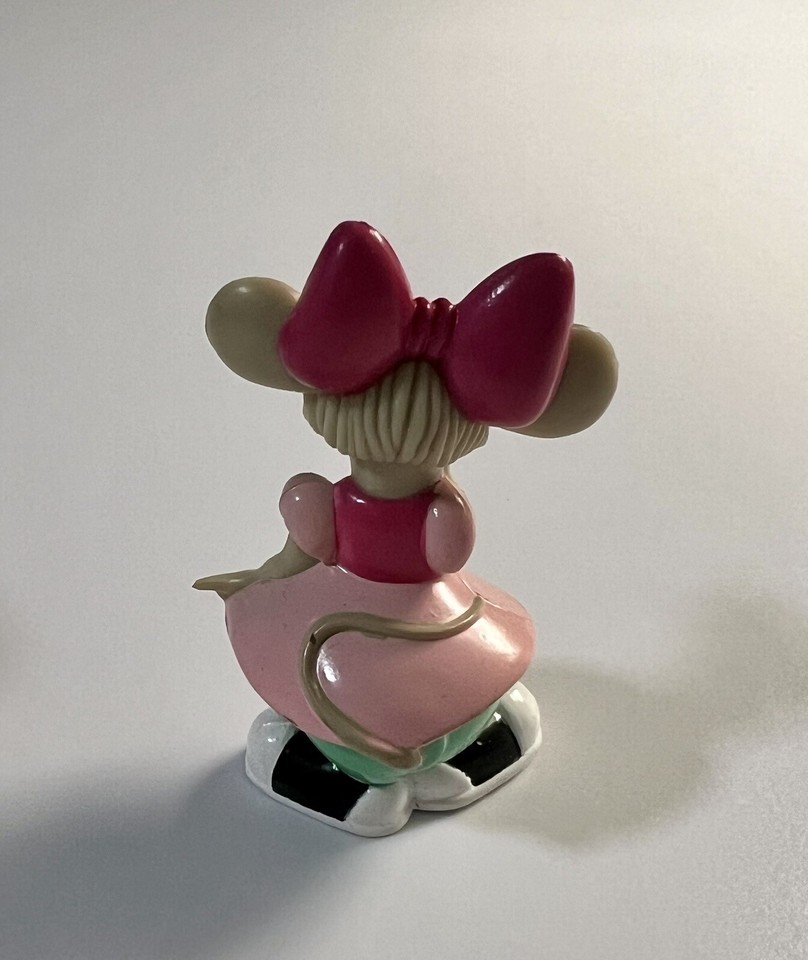 🌟1992 Disney Cinderella SUZY Mouse With Glasses PVC Action Figure 2.5"🌟 ...
