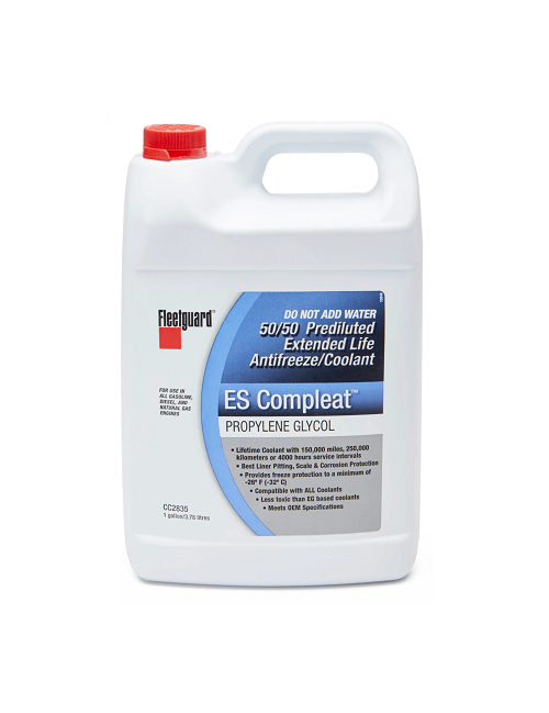 Fleetguard Coolant ES Compleat PG Premix 50/50 CC2835 (Case of 3 ...