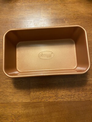 Gotham Steel Bakeware Copper Loaf Baking Pan Non Stick - 9.7" x 5.75 ...