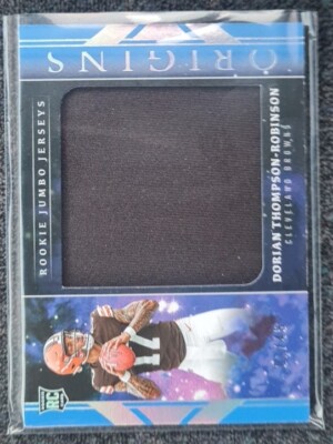 2023 Origins Dorian Thompson-Robinson /49 Rookie Jumbo Patch Browns DTR ...