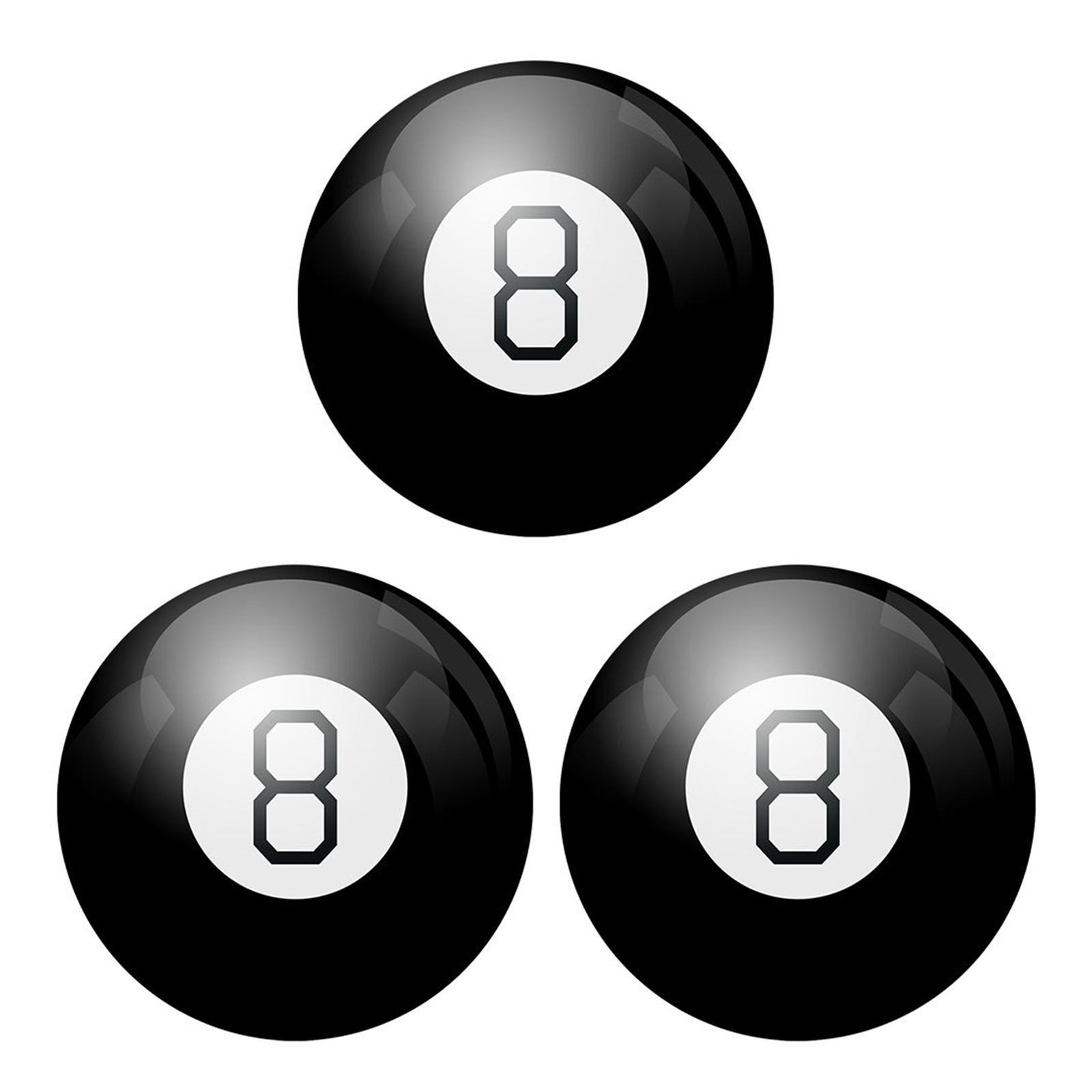 1-3x Black 8 Predict Magic Ball Party Prop Xmas Gift for Kids Fun ...