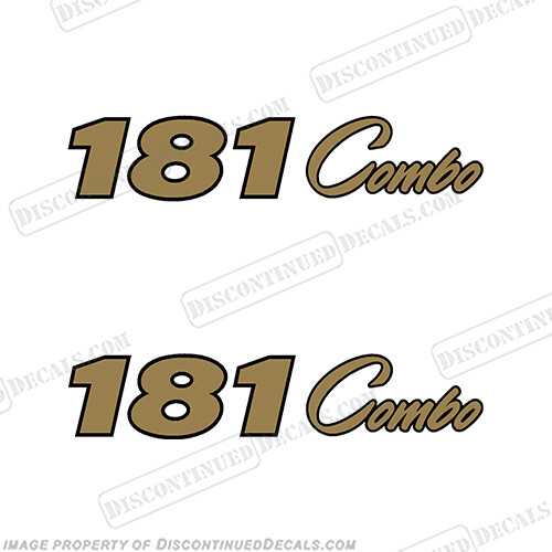 Fits ProCraft "181 Combo" Decals - Set of 2 Metallic Gold | eBay