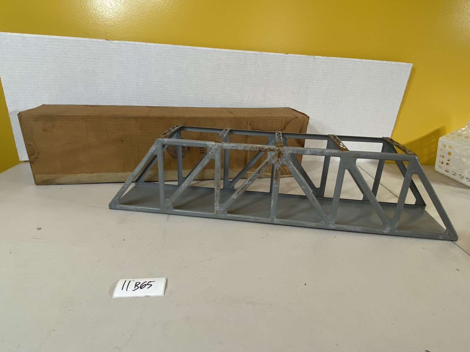 Lionel Trains trestle bridge No. 317-6 model bridge kit orig box 11B65 ...