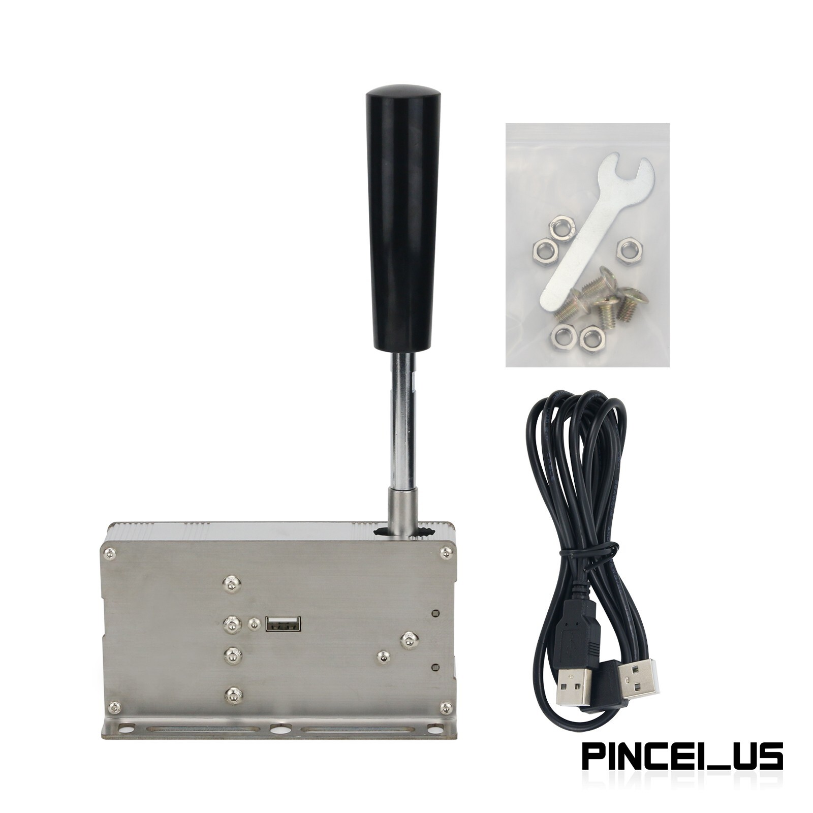 USB Sequential Shifter PC Gearshifter Handbrake For Logitech G25 G27 ...