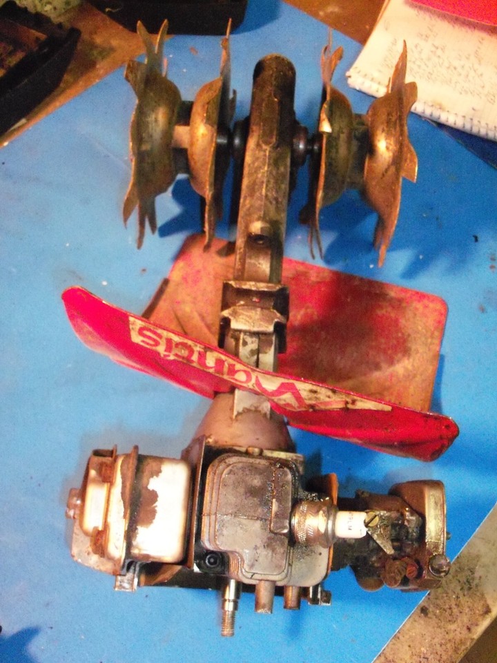 MANTIS COMPLETE TILLER CULTIVATOR ROTOTILLER transmission tines shield ...