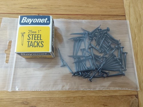 Bayonet Blued Tacks 25mm 40g made in England | eBay