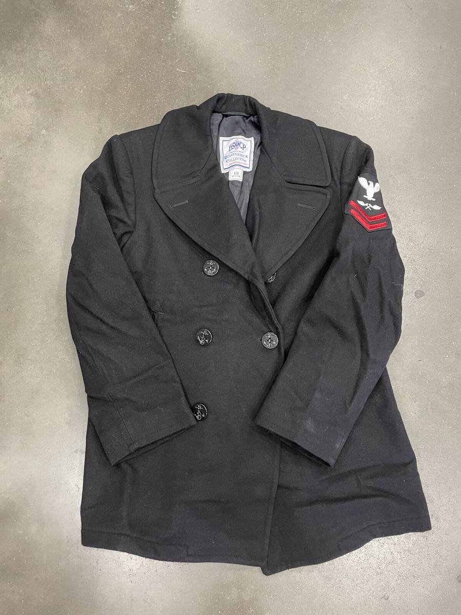 DSCP QUARTERDECK COLLECTION 8405-01-154-5790 US NAVY PEACOAT DSCP QUARTERDECK COLLECTION 8405-01-154-5790 US NAVY PEACOAT
