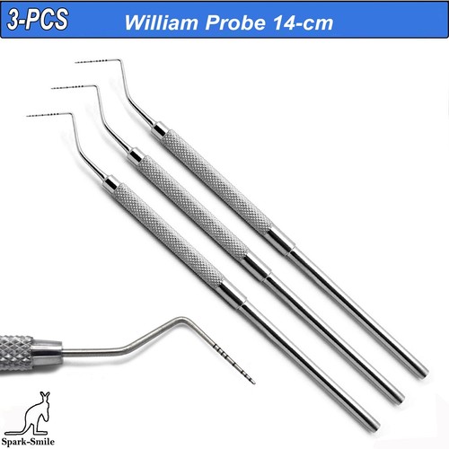 Periodontal Perio Color Coded Pocket Depth Marking William Probe ...